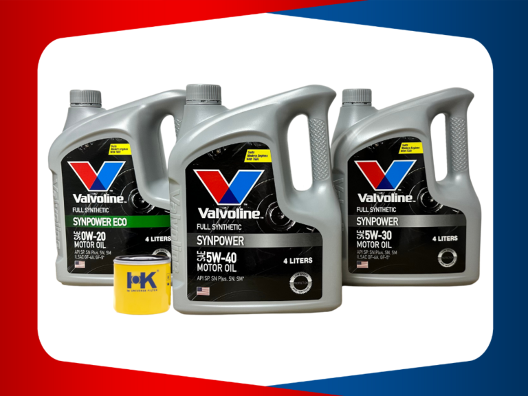 Valvoline Synpower/ Eco 0W20 or 5W30 or 5W40 Full Synthetic Engine Oil